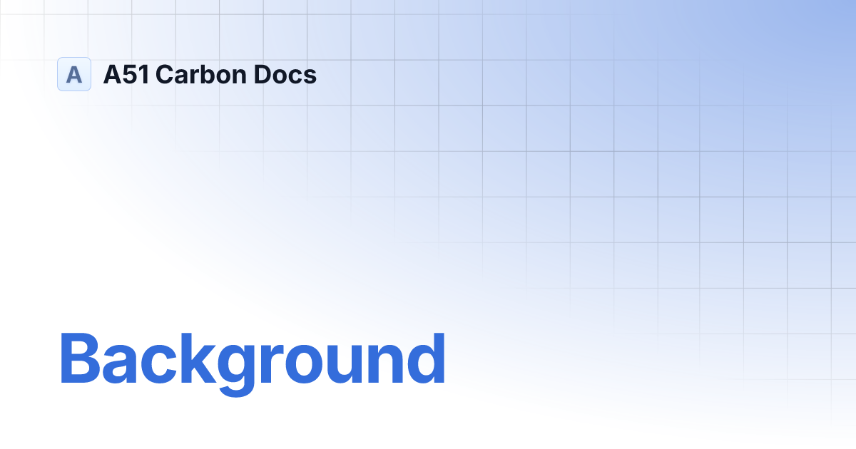 Background | A51 Carbon Docs